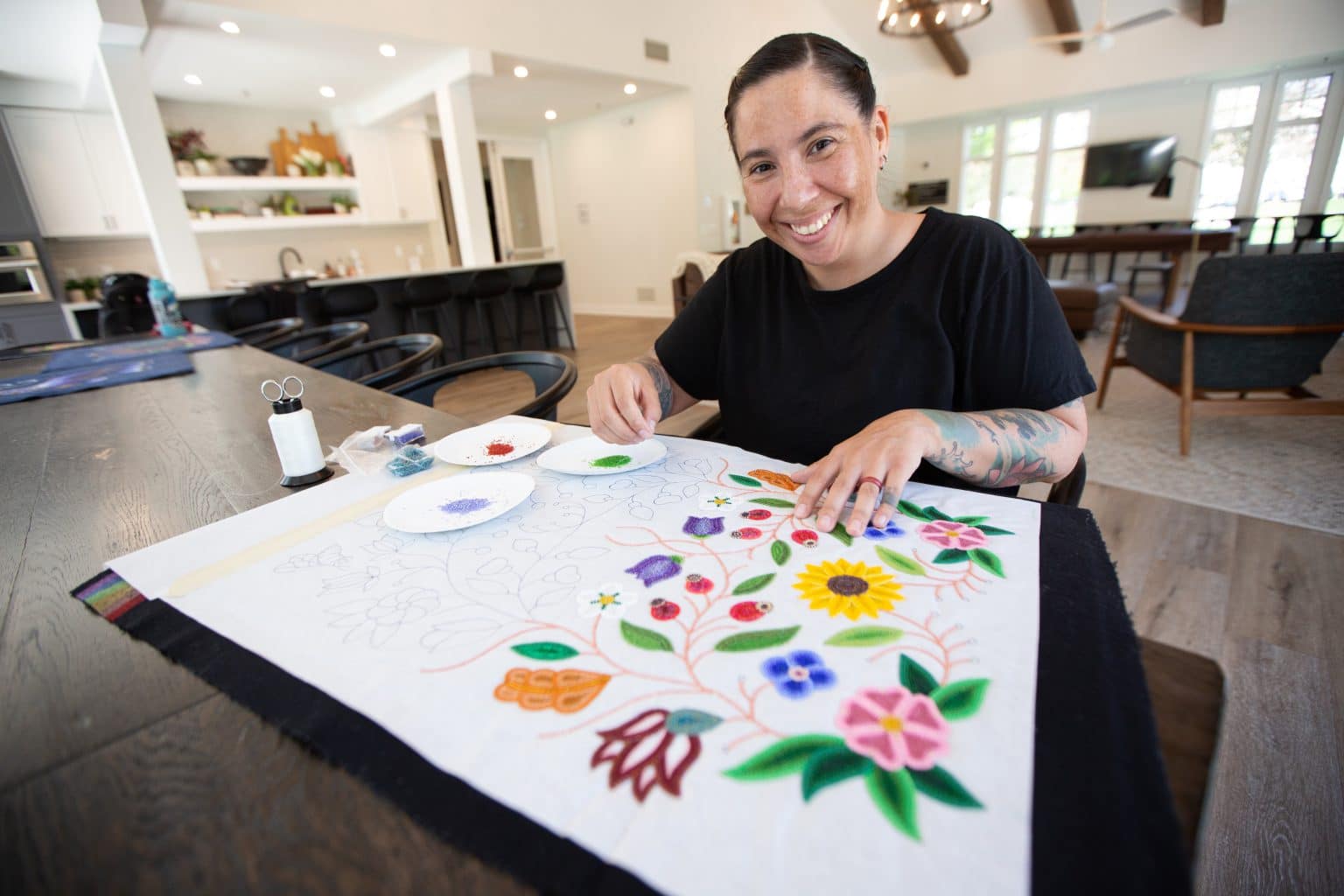 Ojibwe artist’s beadwork selected for display to Holy See | Franciscan ...