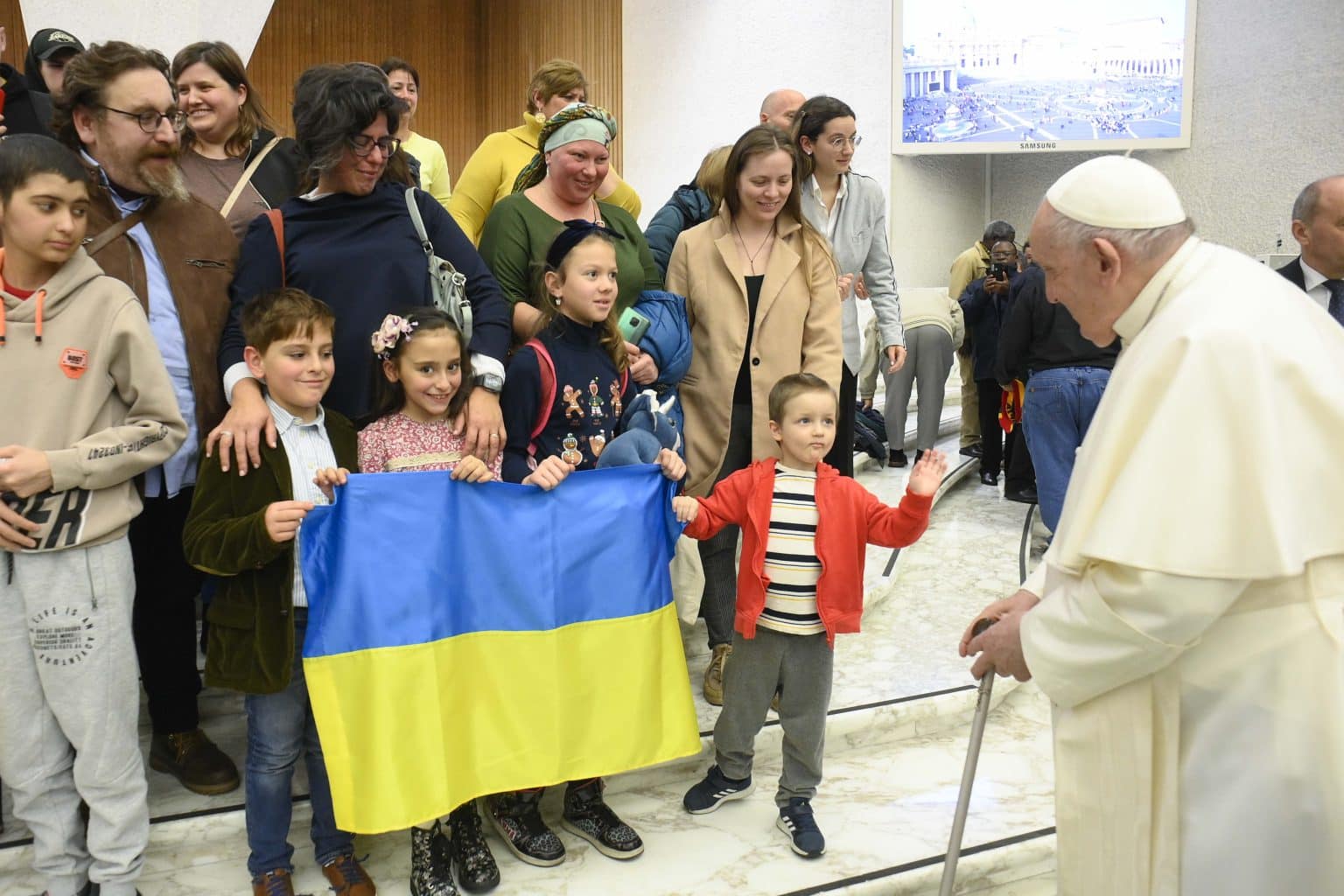 Pope marks anniversary of Russia’s ‘absurd, cruel’ war on Ukraine ...