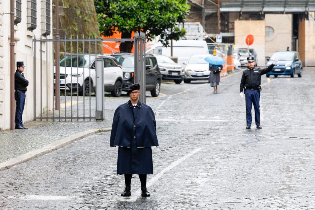Man arrested after car breaches Vatican gate, drawing gunfire from police | Franciscan Media